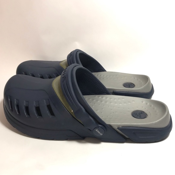CROCS | Shoes | Crocs Classic Dark Blue Slipon Clogs Size 9 | Poshmark